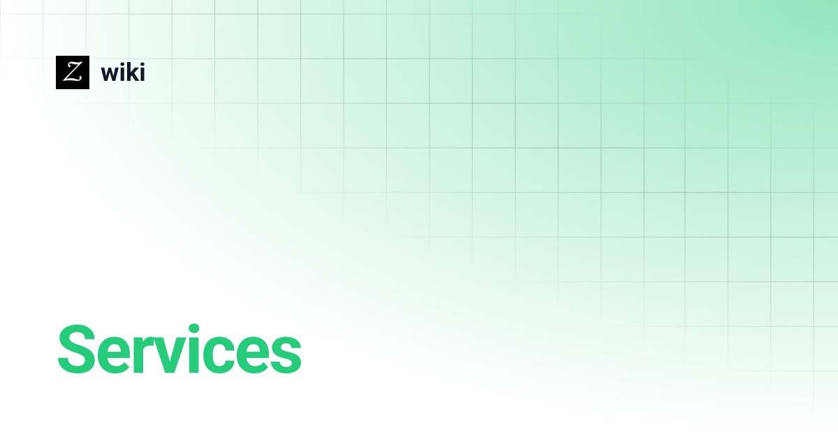 Services | wiki